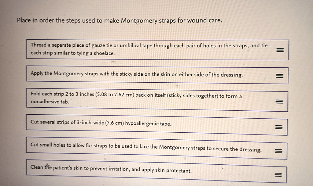 Purpose Of Montgomery Straps