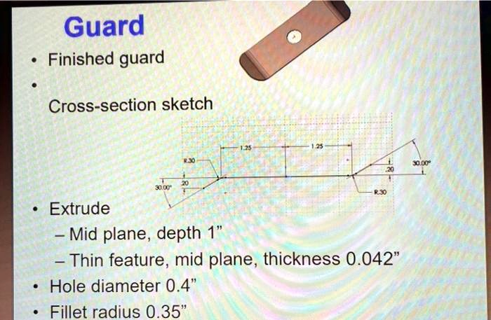 SOLVED: Create this part using SolidWorks. ANSI inches. Please be ...