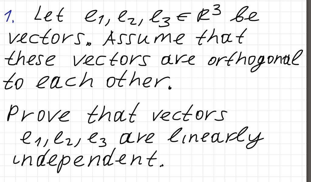 SOLVED: Text: Be Vectors. Assume that vectors a and b are orthogonal to each other and that a ...