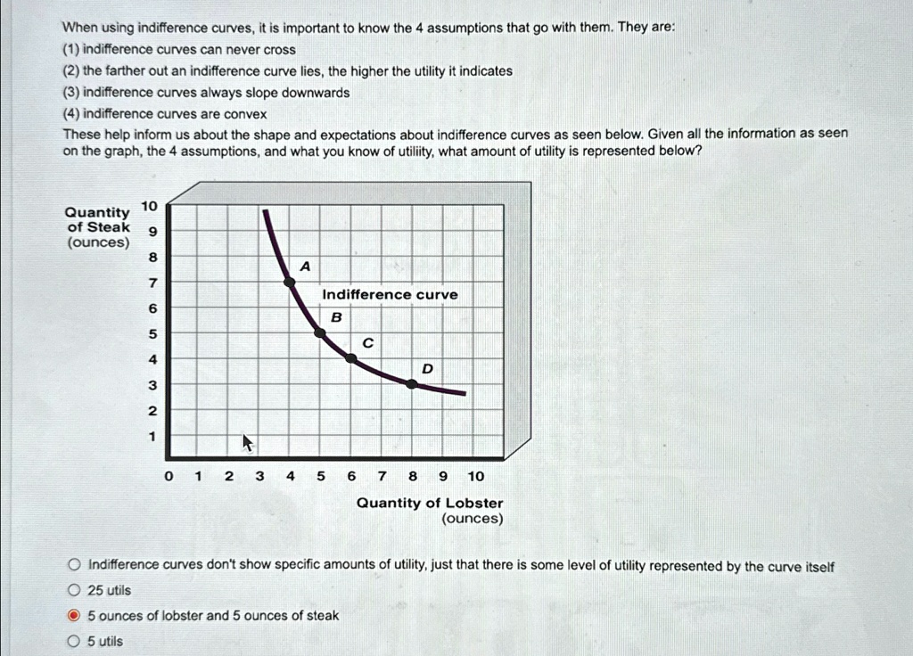 Video Solution When Using Indifference Curves It Is Important To Know