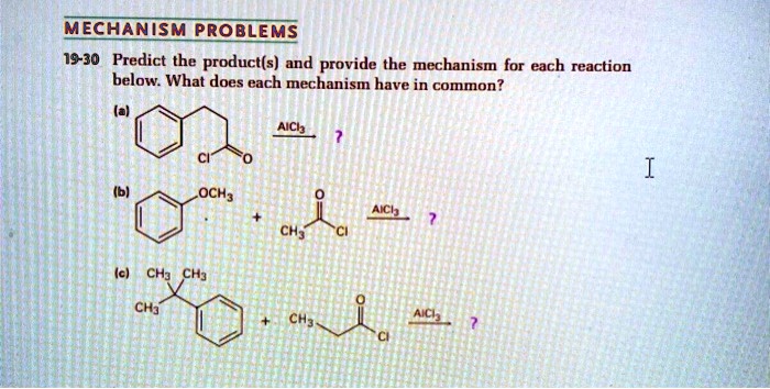 SOLVED: MECHANISM PROBLEMS 19-30 Predict the product(s) and provide the ... SOLVED: MECHANISM PROBLEMS 19-30 Predict the product(s) and provide the ...