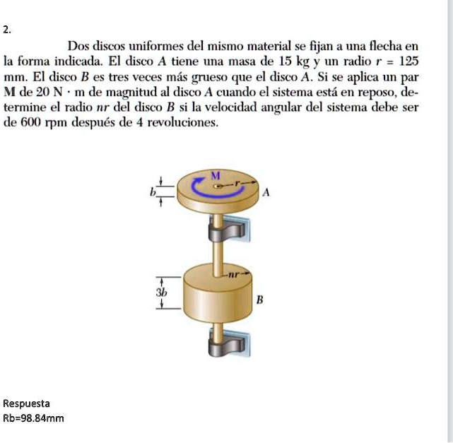 two uniform discs of the same material are fixed to an arrow in the ...