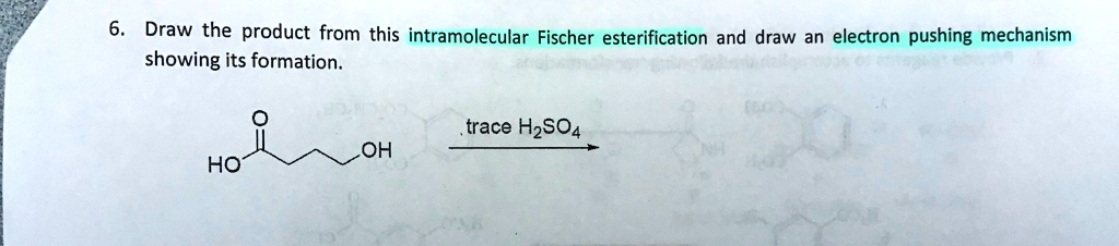 SOLVED: Draw the product from this intramolecular Fischer ...