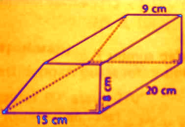 volume prisma trapesium pada gambar adalah 95673