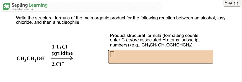 SOLVED: Map Sapling Learning Macmillan Learning. Write the structural ... SOLVED: Map Sapling Learning Macmillan Learning. Write the structural ...
