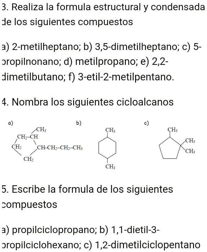 SOLVED: nomenclatura, química ayuda urgente por favor 3. Realiza la ...