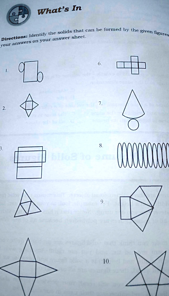 What's In Directions: Identify the solids that can be formed by the ...