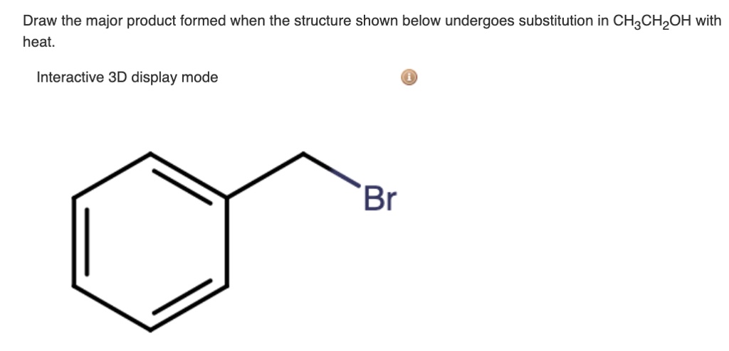 draw the major product formed when the structure shown below undergoes ...