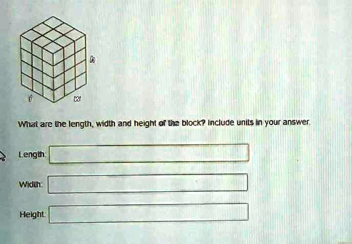 SOLVED: A block is an example of a rectangular prism. A rectangular prism has six rectangular ...