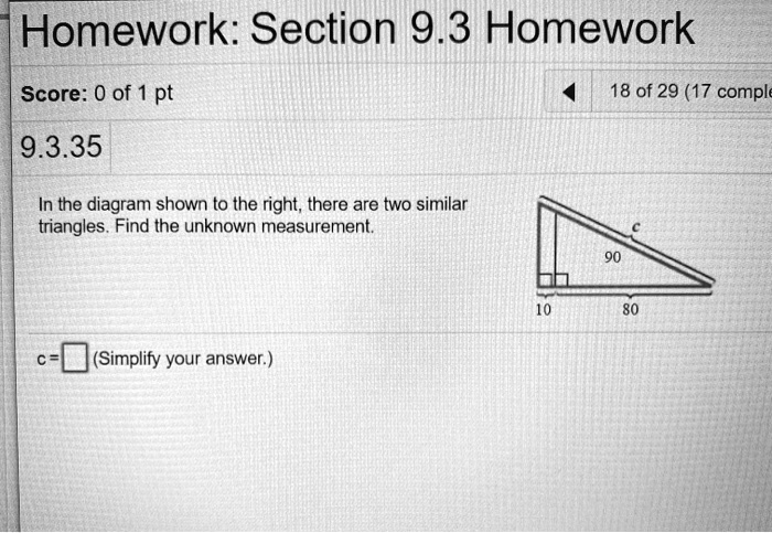 Solved Homework Section 9 3 Homework Score 0 Of 1 Pt 18 Of 29 17