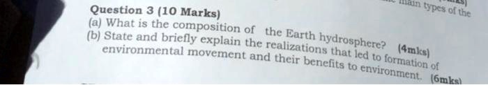 SOLVED: Question 3 (10 Marks) han types of the SOLVED: Question 3 (10 Marks) han types of the