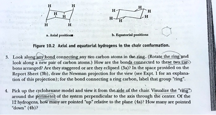 H H H H H H H H H H H H a. Axial positions b. Equatorial positions ...