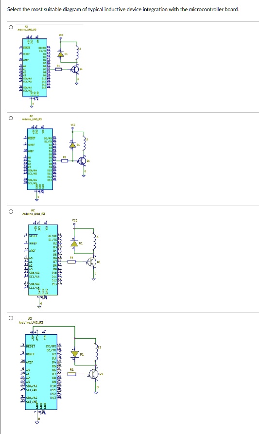diagram select the most suitable diagram of typical inductive device integration with the ...
