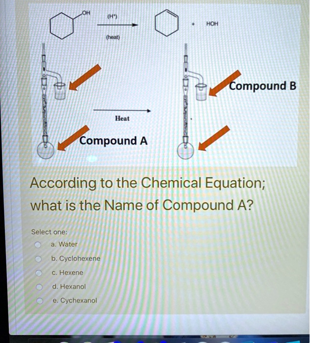 SOLVED: Compound B Heat Compound A According to the Chemical Equation ...