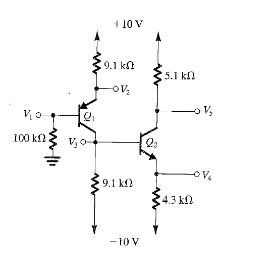 Solved For The Circuit Determine All Nodal Voltages And All Branch