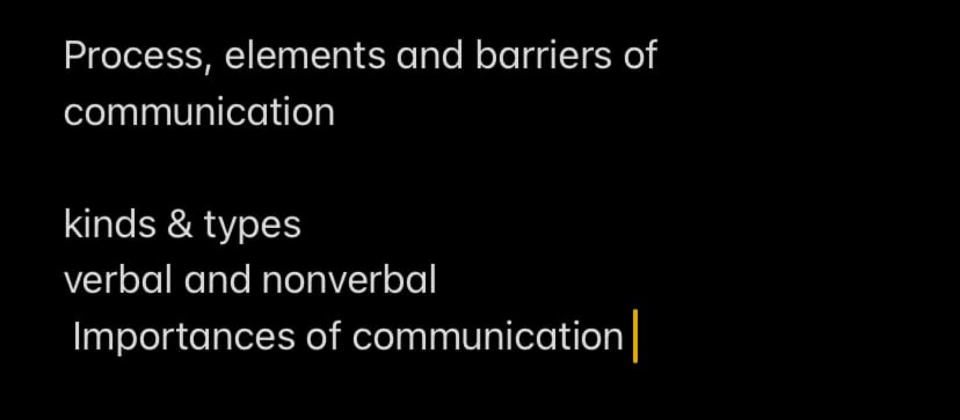 process elements and barriers of communication kinds types verbal and ...