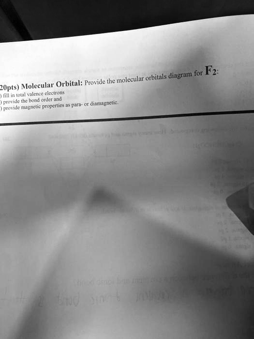 SOLVED: Diagram for Fz: orbitals. Orbital: Provide the molecular (2p ... SOLVED: Diagram for Fz: orbitals. Orbital: Provide the molecular (2p ...