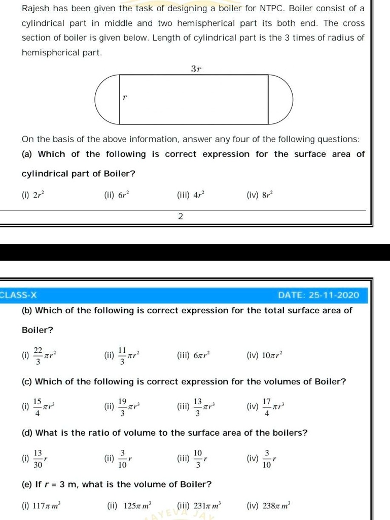 help on solving this plz rajesh has been given the task of designing boiler for ntpc boiler ...