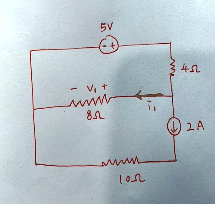 SOLVED: a) using superposition to find the voltage V1b) using ... SOLVED: a) using superposition to find the voltage V1b) using ...