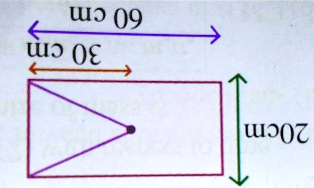 SOLVED: 'A triangular sheet is removed from the rectangular sheet as ...