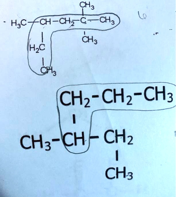 SOLVED: CH3 Hscfa-alz cCHs CHa Hzc CHz"CHz-CH3 CH3 5 CH CH2 CHz
