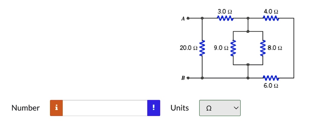 the circuit shown has 4 nodes and 5 branches the nodes are at the top ...