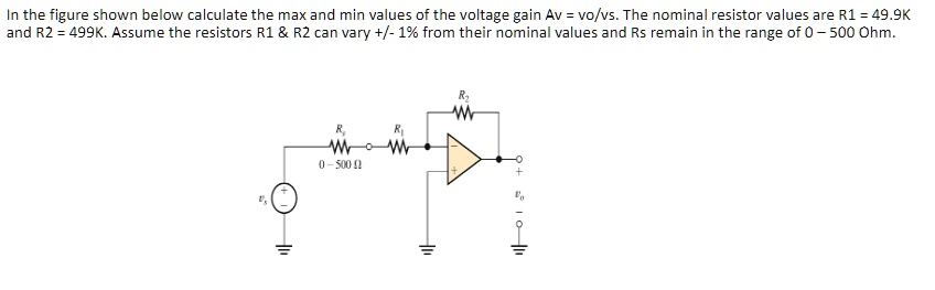 In the figure shown below calculate the max and min values of the ...