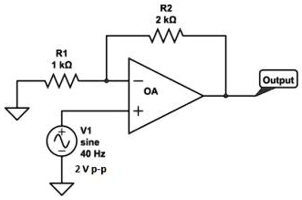 SOLVED: a) Calculate the closed-loop voltage gain of a non-inverting amplifier. How would you ...