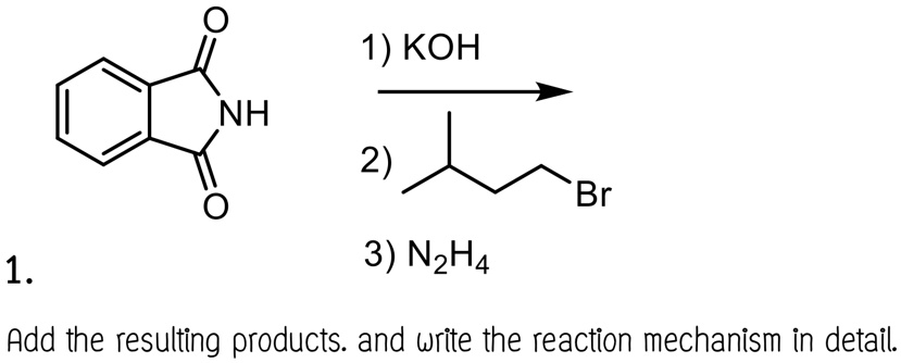 SOLVED: Add the resulting products. and write the reaction mechanism in ...