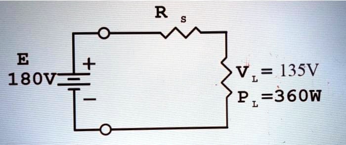 SOLVED: A 135-volt, 360-watt light bulb is to be run at rated current ...