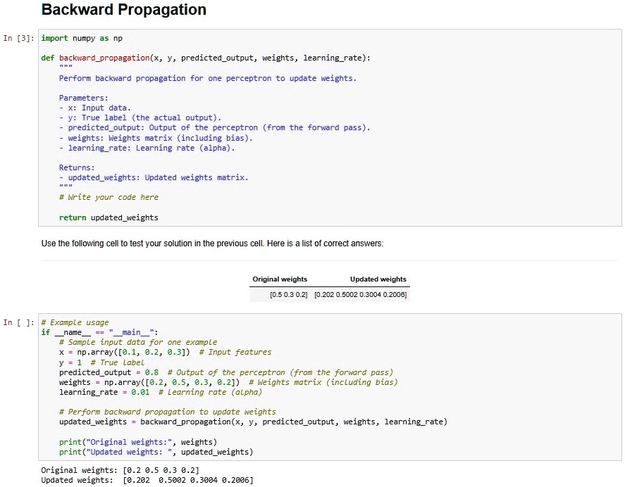 VIDEO solution: 1. Perceptron algorithm Classifier The perceptron ...
