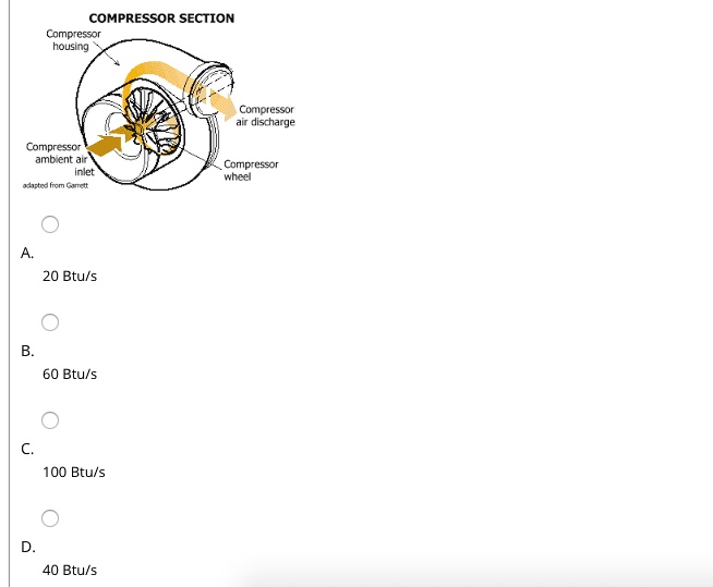 SOLVED: A compressor has R-134a running through it at a rate of 2 lbm/s ...