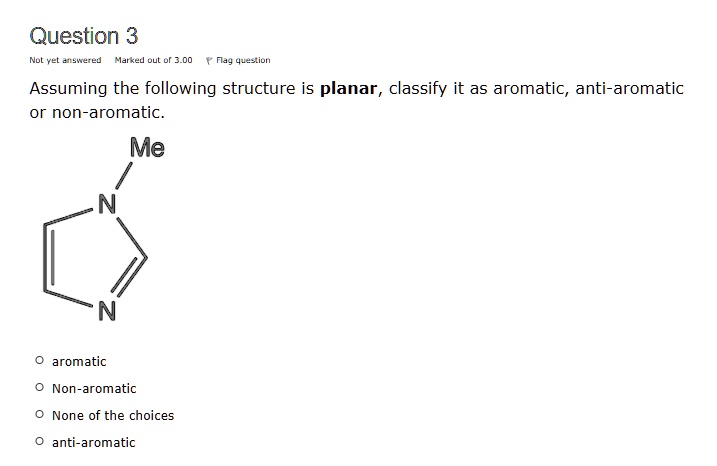 Question 3 Not yet answered Marked out of 3.00 Flag question Assuming ...