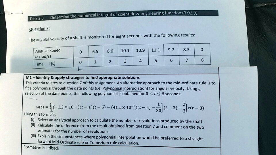 SOLVED: the numerical integral of scientific engineering functions(L02 ...