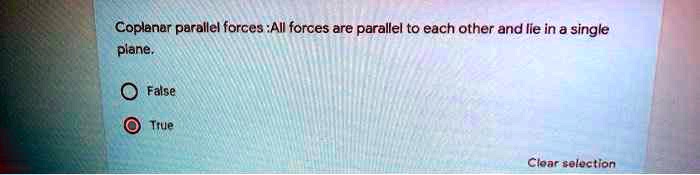 coplanar parallel forces all forces are parallel to each other and iie ...