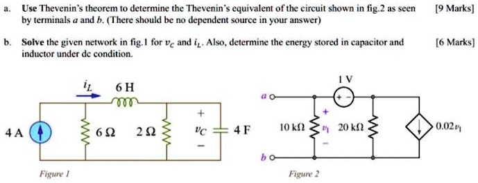 SOLVED: Kindly help! Use Thevenin's theorem to determine the Thevenin's equivalent of the ...