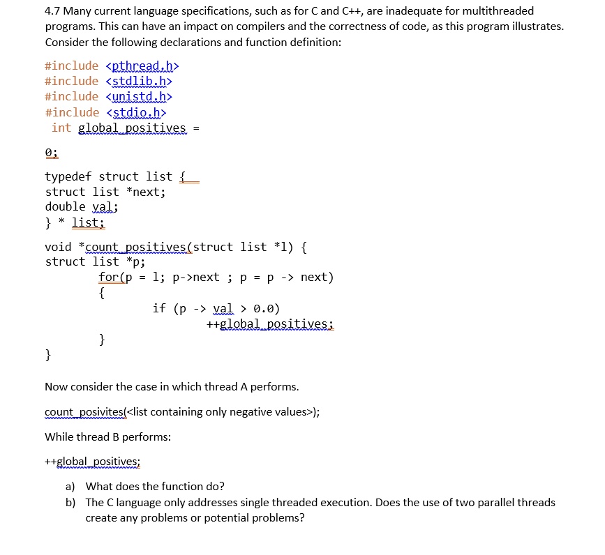 47 Many Current Language Specifications Such As For C And C Are Inadequate For 