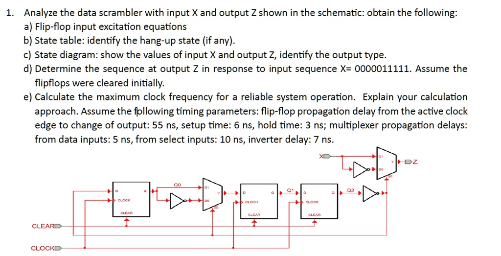 Solved Texts Only Part E Is Needed Calculate The Maximum Clock 1884