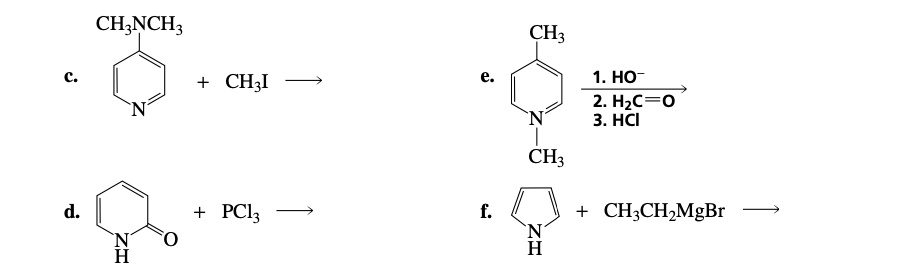 SOLVED: The major product. Show the mechanism, please. CH3NCH3 CH3 CH3I ...