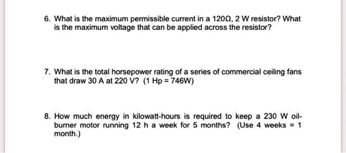 SOLVED: Can someone help answer these questions? 6. What is the maximum ...