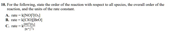 Zeroth Order Reaction