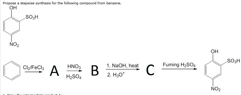 SOLVED: Propose a stepwise synthesis for the following compound from ...