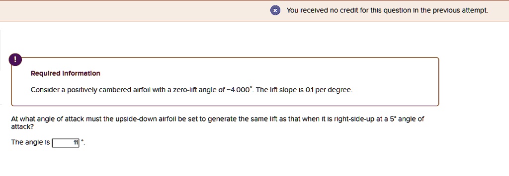 required information consider a positively cambered airfoil with a zero ...