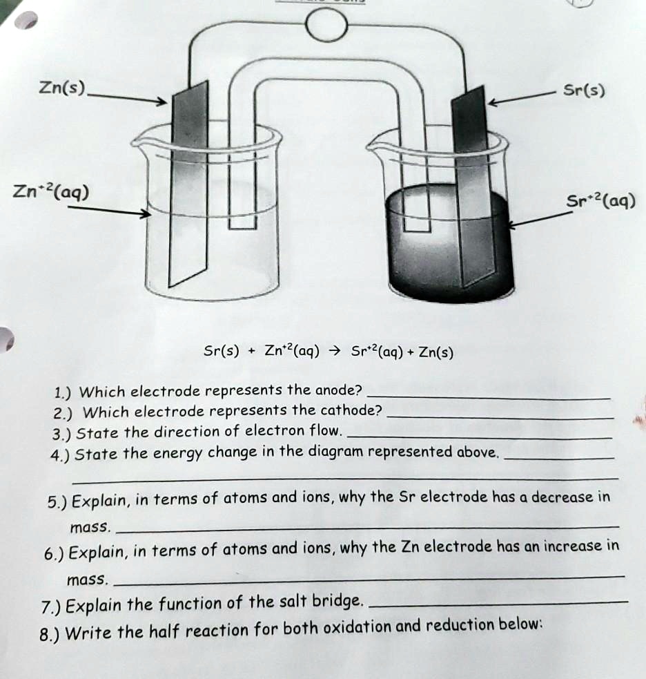 zns srs zn 12aq sr 2aq srs znaq sraq zns 1 which electrode represents ...