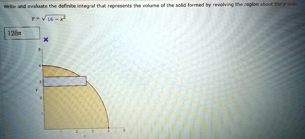 SOLVED:Write and evaluate the definite integral that represents the ...