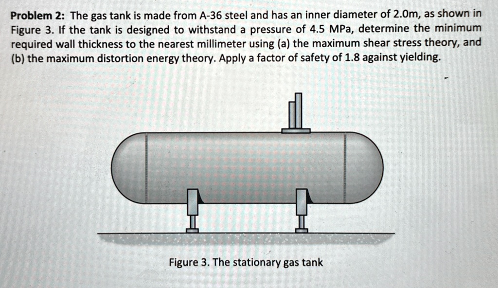 problem 2 the gas tank is made from a 36 steel and has an inner ...