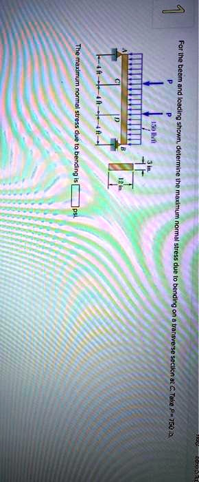 SOLVED: The maximum normal stress due to bending is 150 MPa for the ... SOLVED: The maximum normal stress due to bending is 150 MPa for the ...