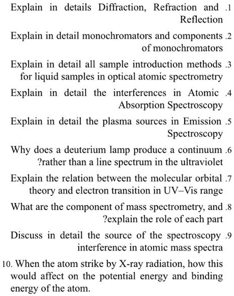 Explain in details Diffraction, Refraction and .1 Reflection Explain in ...