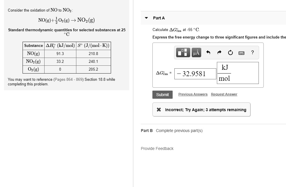SOLVED: Consider the oxidation of NO to NO2: NO(g) + 1/2 O2(g) -> NO2(g ...