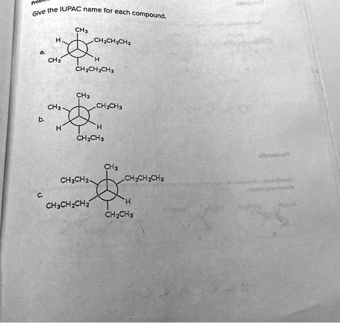 SOLVED: CH- CHCHCH3 CH3 CHCHCH3 CHa CHCH3 CHCH3 CH3 CHCHCH3 CH3CH2 ...
